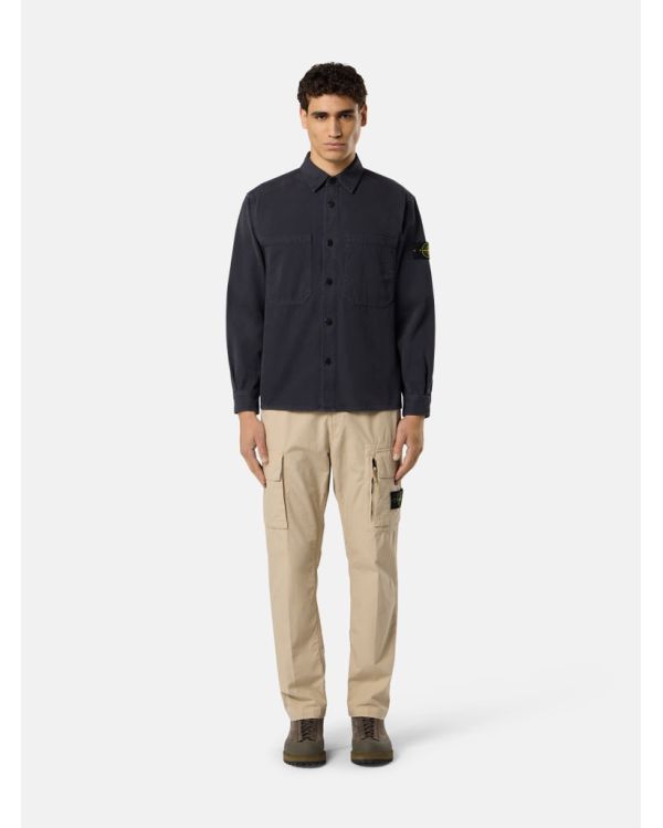 SURCHEMISE 1200025 BLEU ENCRE - Stone Island | Chez Maman Rouen